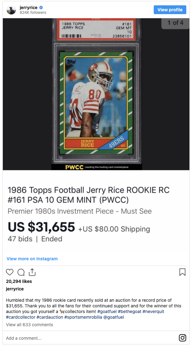 Best Jerry Rice Rookie Card Picks | MoneyMade